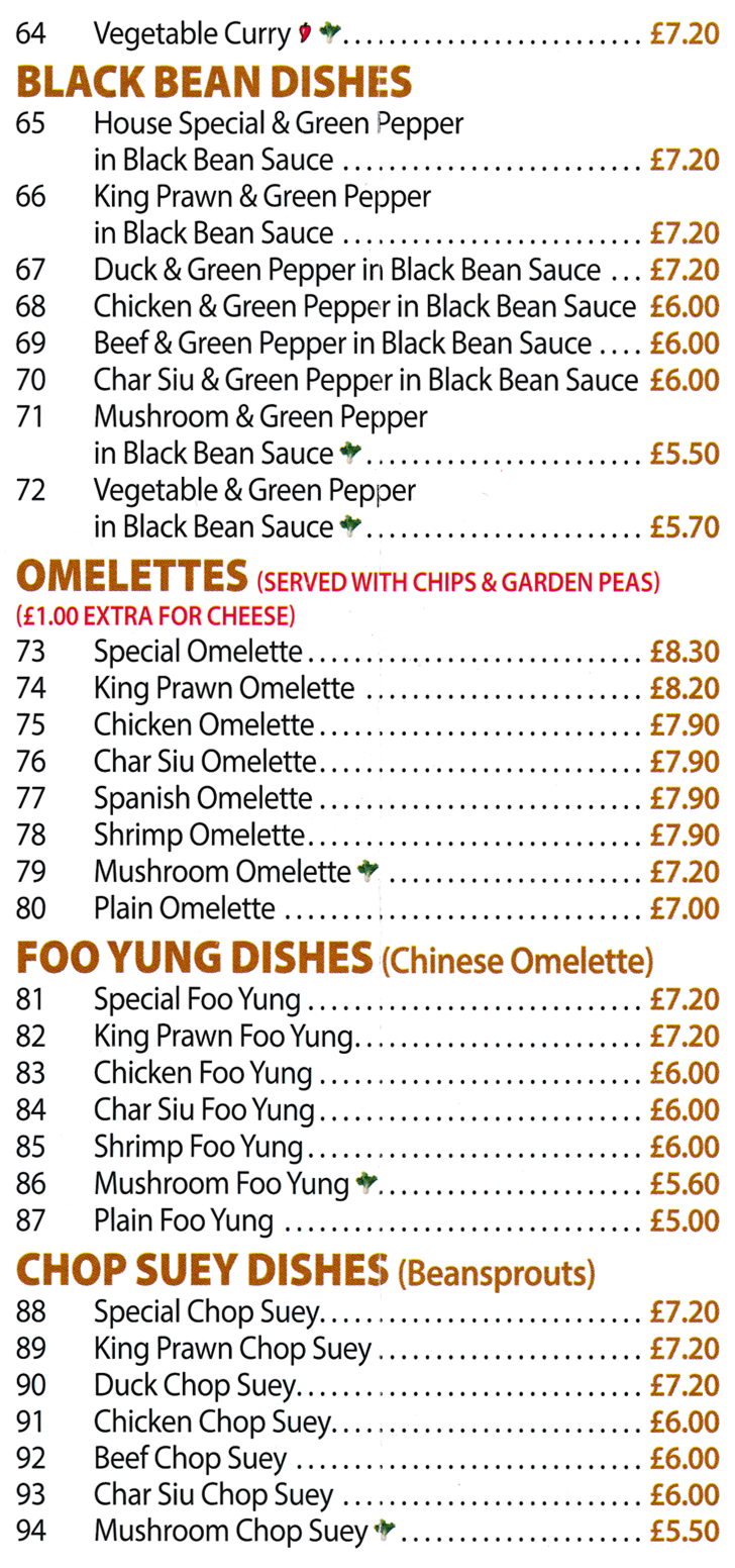 Takeaway menu for Crystal House in Long Eaton. Chinese food delivery.